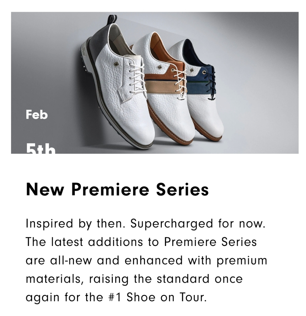 New FJ Premiere Model? - Golf Style and Accessories - GolfWRX