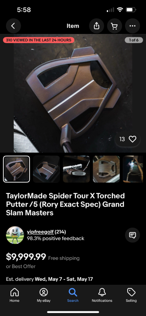 Rory testing torched finished Spider - 2024 Tour Championship - Page 7 ...