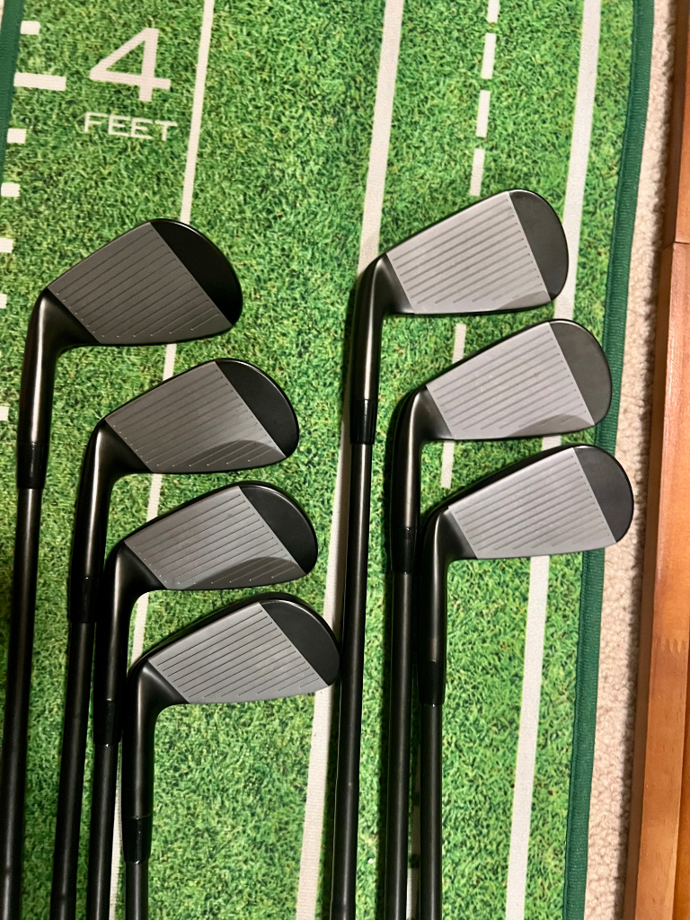 Mizuno 925 forged black iron set, various titleist driver shafts ventus ...