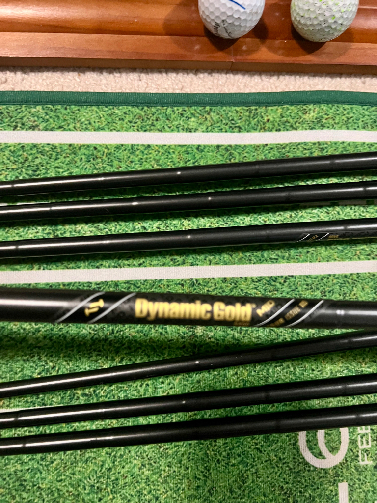 Mizuno 925 forged black iron set, various titleist driver shafts ventus ...