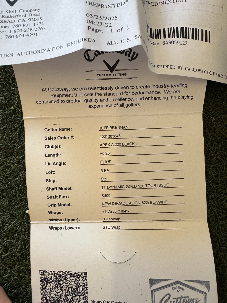 CALLAWAY ______________________AD CLOSED....SOLD. - For Sale Archive-Fo