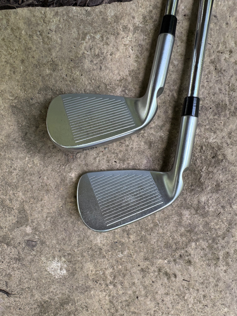 Ping i525 5-UW, black dot, regular flex Dynamic Gold 105 regular flex ...