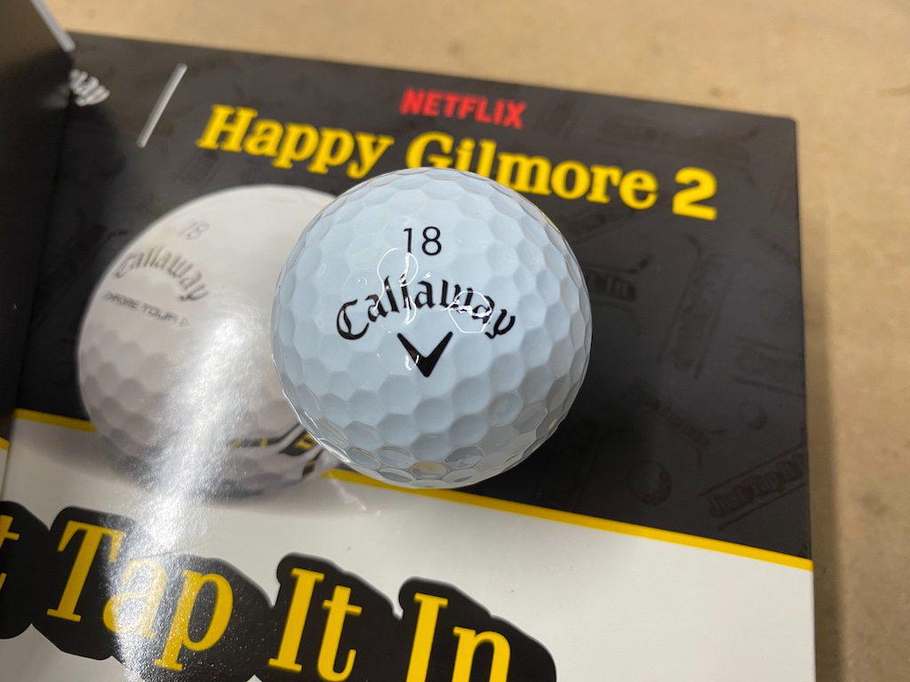 Odyssey Happy Gilmore 2 Putter & Golf Balls! In-Hand Pics! - Tour and ...