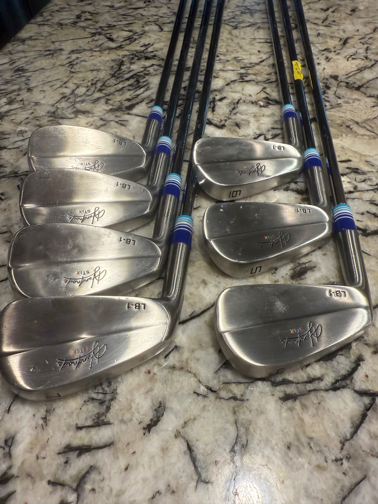 Handmade Stix iron set, Ping Glide forged wedge set, Taylormade Spider ...